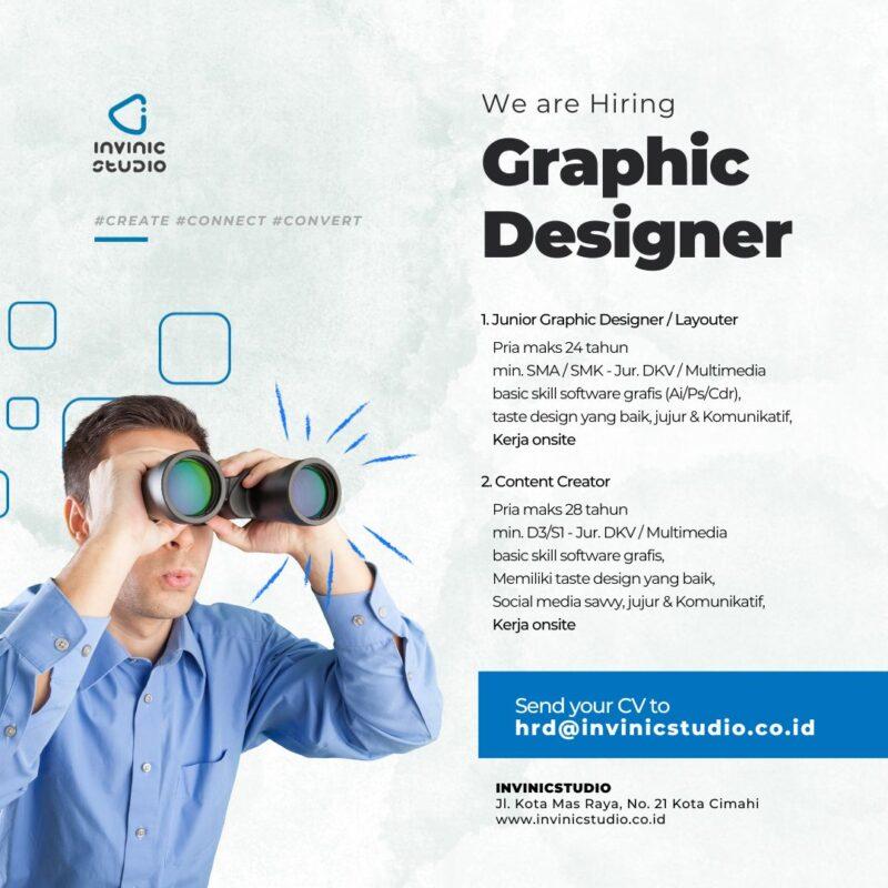 Lowongan Kerja Junior Graphic Designer/Layouter - Content Creator di PT ...