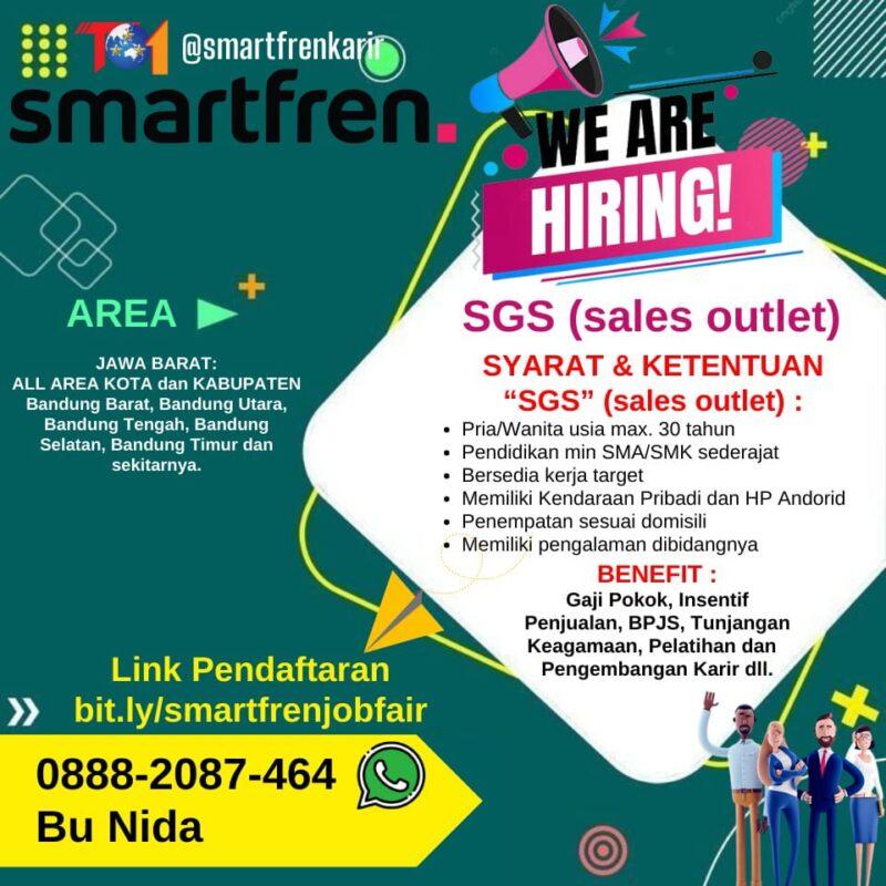 Lowongan Kerja SGS (Sales Outlet) di Smartfren - LokerBandung.id