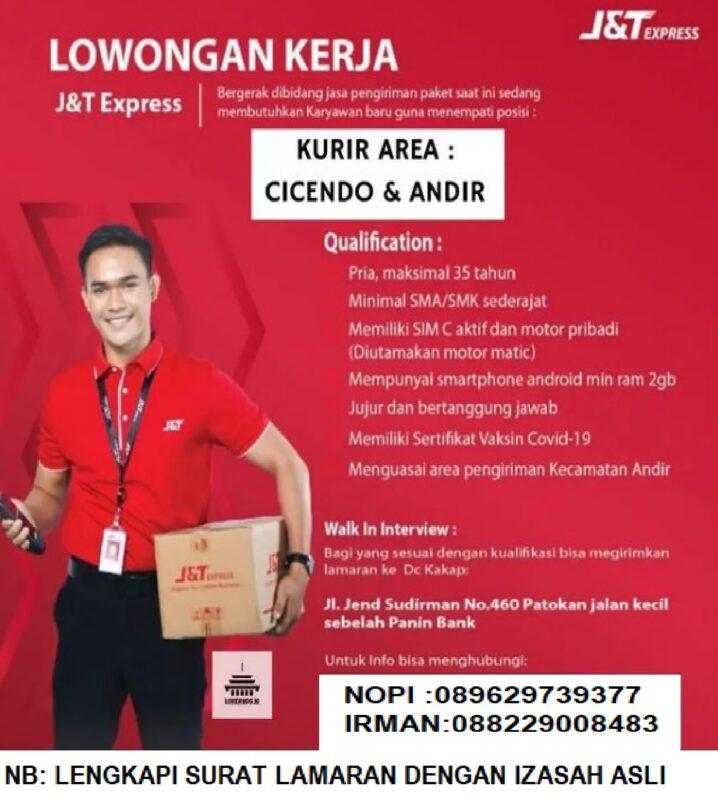 Lowongan Kerja Kurir di J&T Express - LokerBandung.id