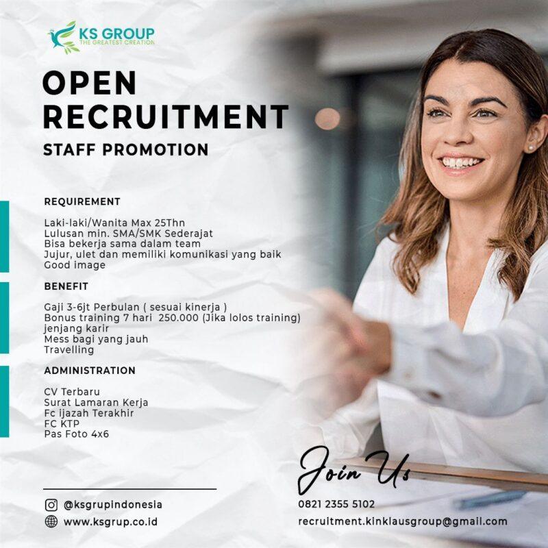 Lowongan Kerja Staff Promotion di PT. Kinklaus Sukses Indo (KS Group) - LokerBandung.id