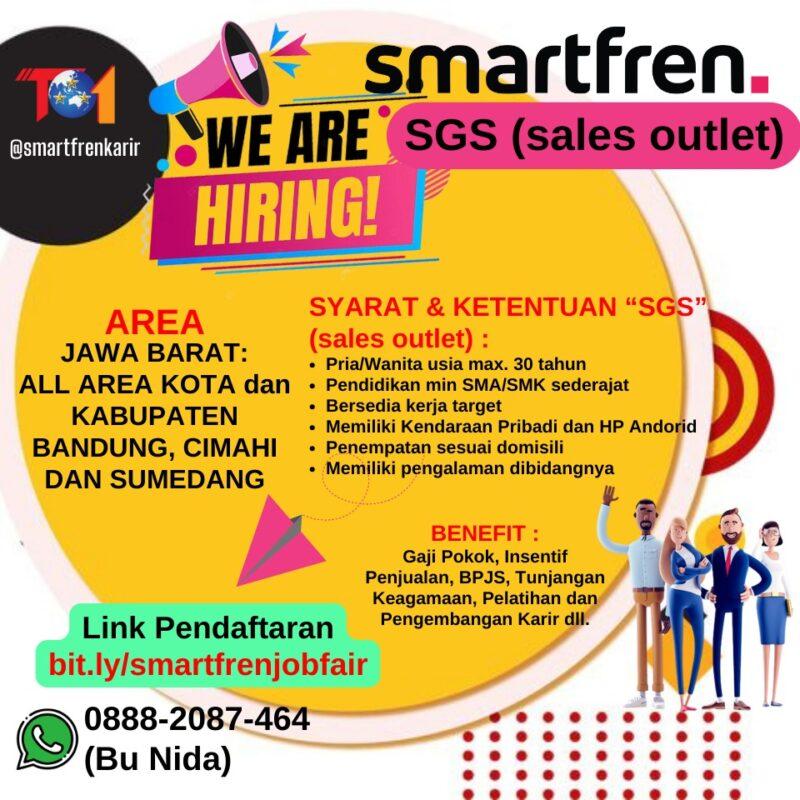 Lowongan Kerja SGS (Sales Outlet) di Smartfren - LokerBandung.id