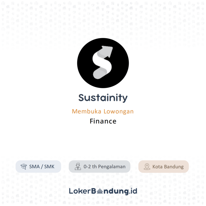 Lowongan Kerja Host Live Full Time di Sustainity.id - LokerBandung.id