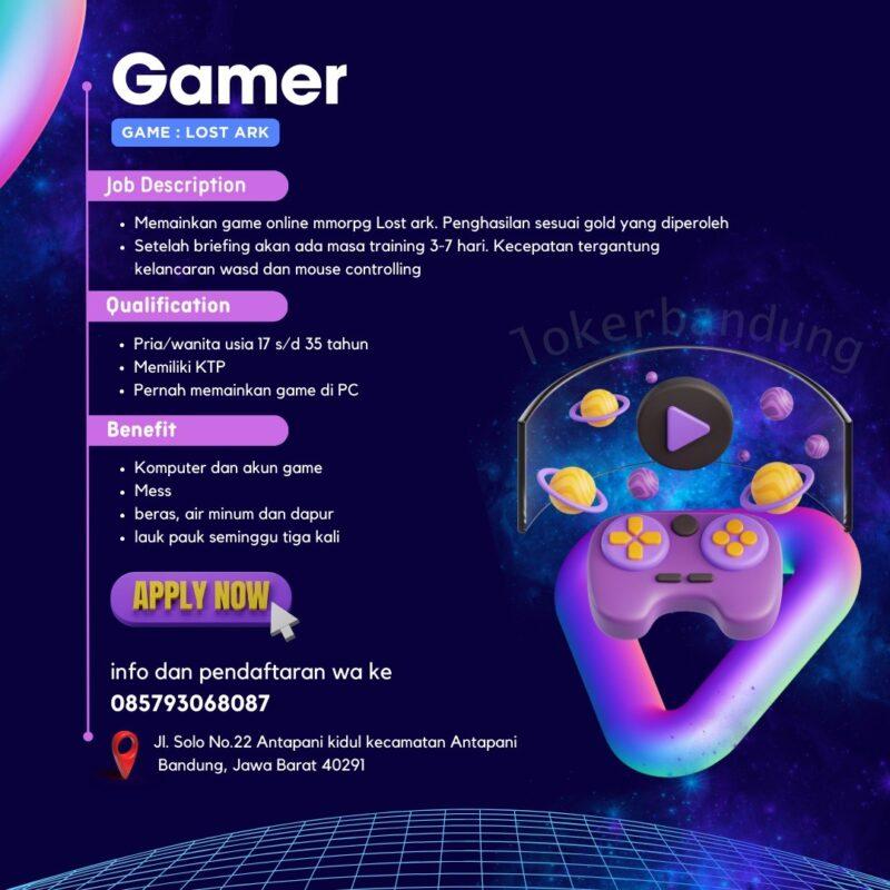 Lowongan Kerja Gamer di Depo Gamer - LokerBandung.id