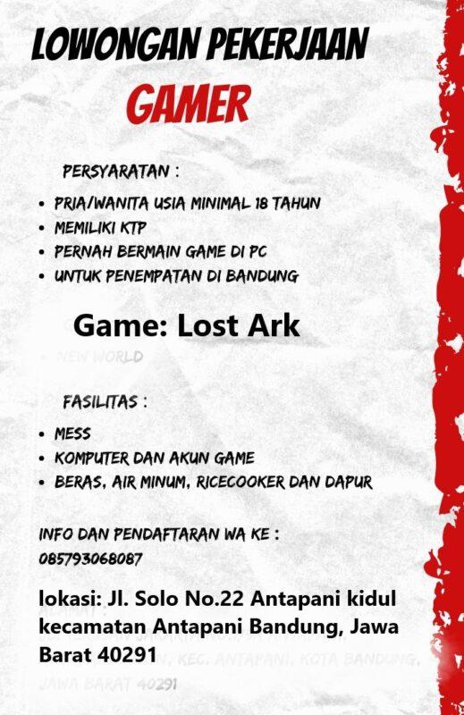 Lowongan Kerja Gamer di Depo Gamer - LokerBandung.id