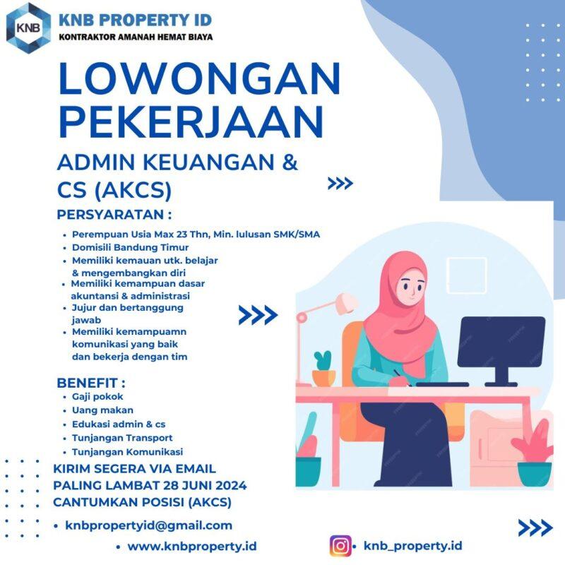 Lowongan Kerja Admin Keuangan & CS (AKCS) - Site Coordinator (SC) di ...