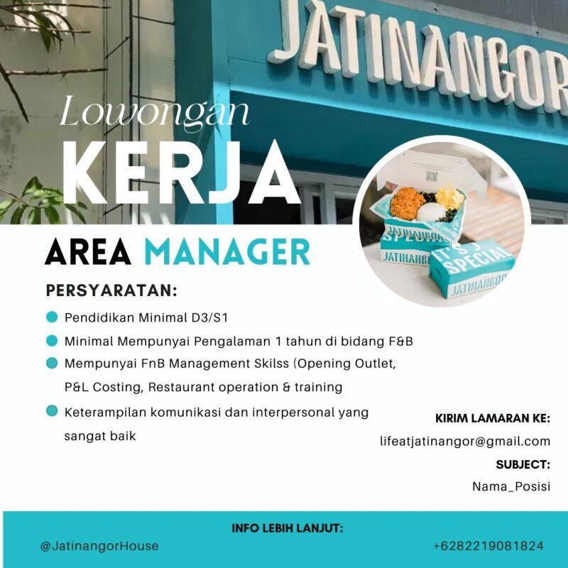 Lowongan Kerja Area Manager - Akunting Manager - Operasional Manager di ...
