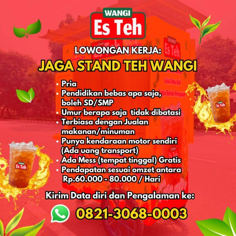 Lowongan Kerja Jaga Stand Teh Wangi di Teh Wangi - LokerBandung.id