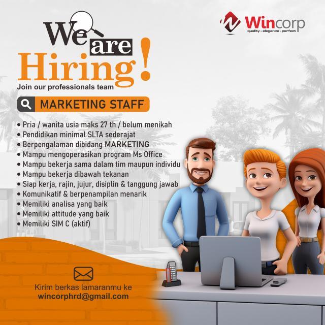 Lowongan Kerja Marketing Lokasi Majalaya di WIN Property - LokerBandung.id