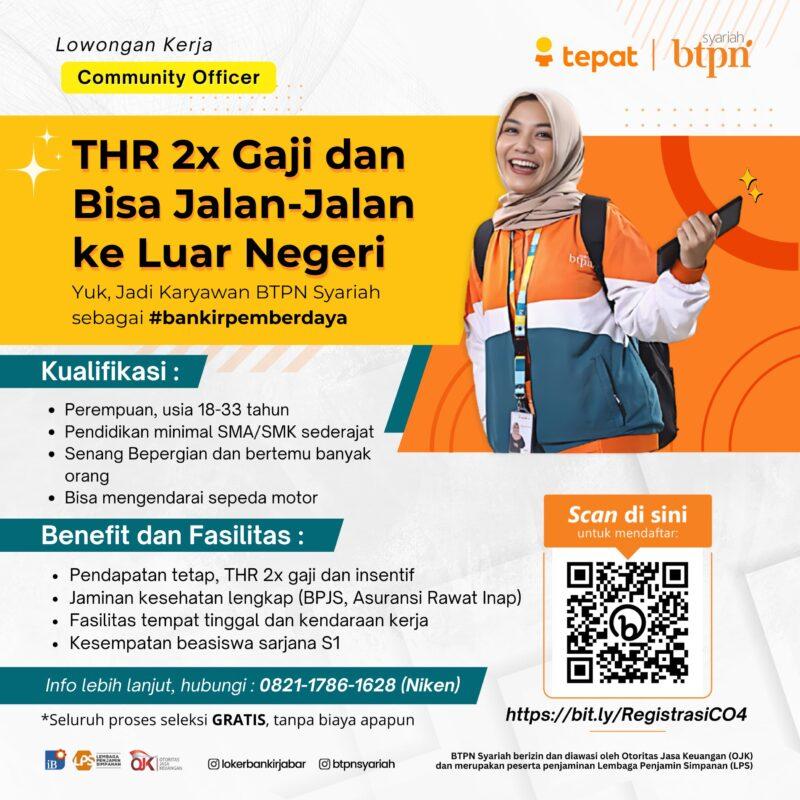 Lowongan Kerja Community Officer di BTPN Syariah - LokerBandung.id