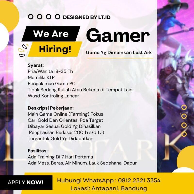 Lowongan Kerja Gamer di Depo Gamer - LokerBandung.id