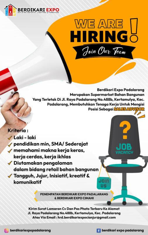 Lowongan Kerja Sales Advisor di Berdikari Expo - LokerBandung.id