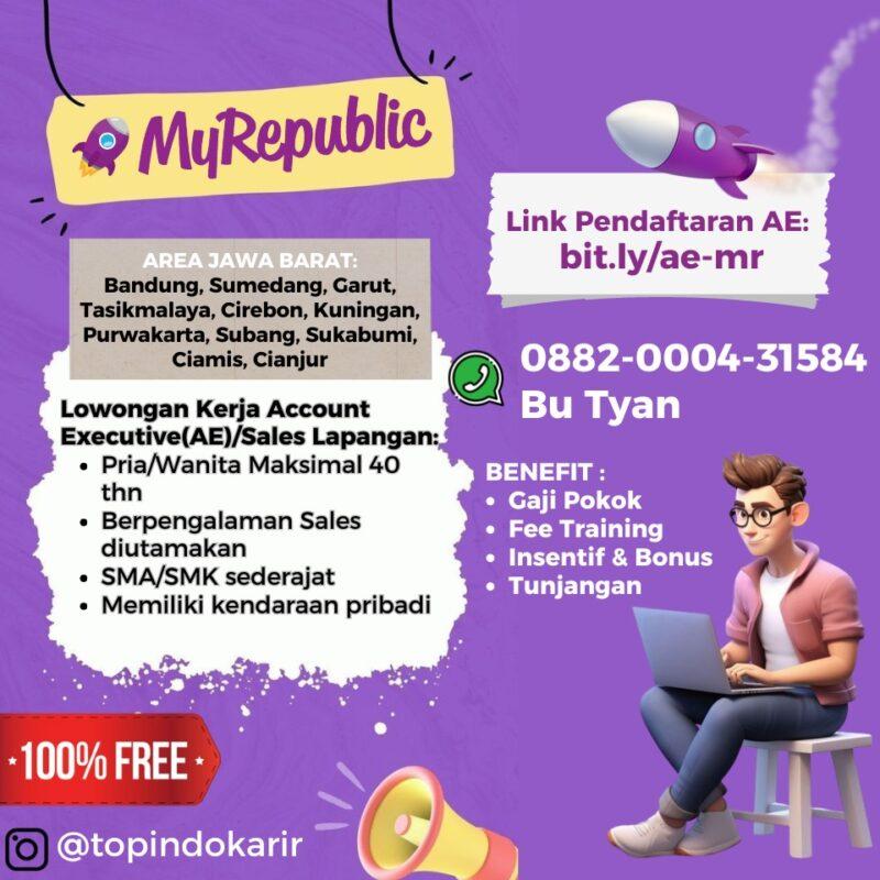 Lowongan Kerja Account Executive/Direct Sales di MyRepublic ...