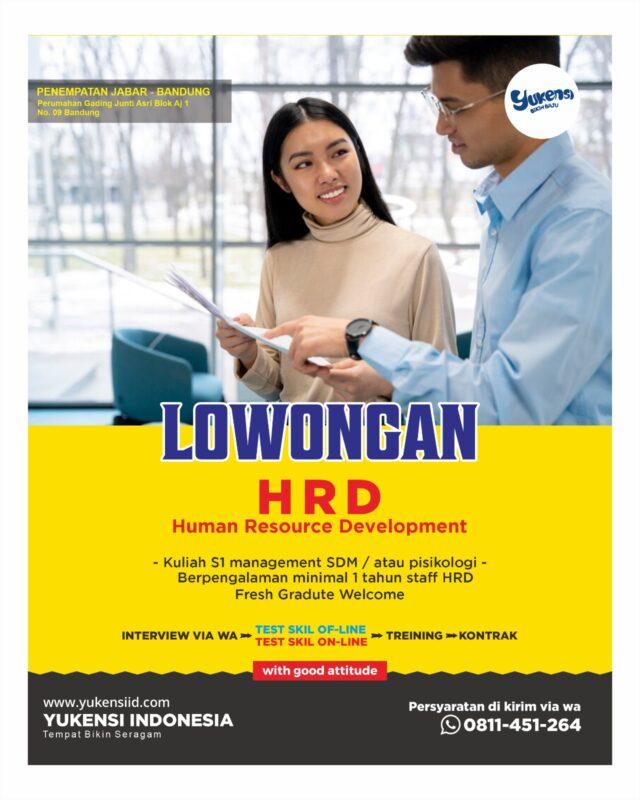 Lowongan Kerja HRD di Yukensi - LokerBandung.id