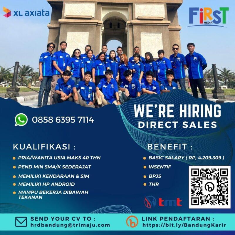 Lowongan Kerja Direct Sales/Sales Door To Door Firstmedia di PT ...