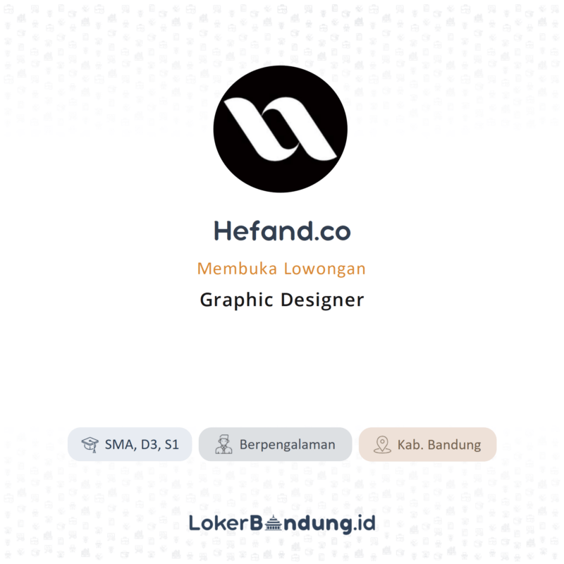 Lowongan Kerja Graphic Designer di Hefand.co - LokerBandung.id
