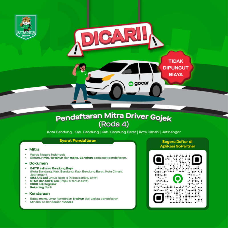 Lowongan Kerja Mitra Driver Gojek (Roda 4) di PT. Goto Gojek Tokopedia ...