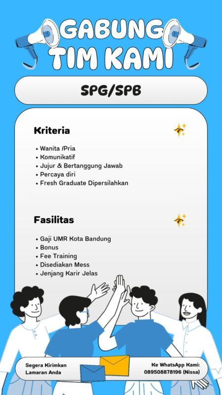Lowongan Kerja SPG/SPB di PT. Indo Junior Group - LokerBandung.id