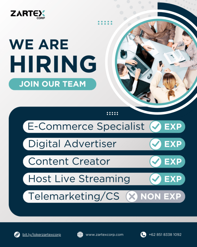 Lowongan Kerja E Commerce Specialist - Digital Advertiser - Content ...