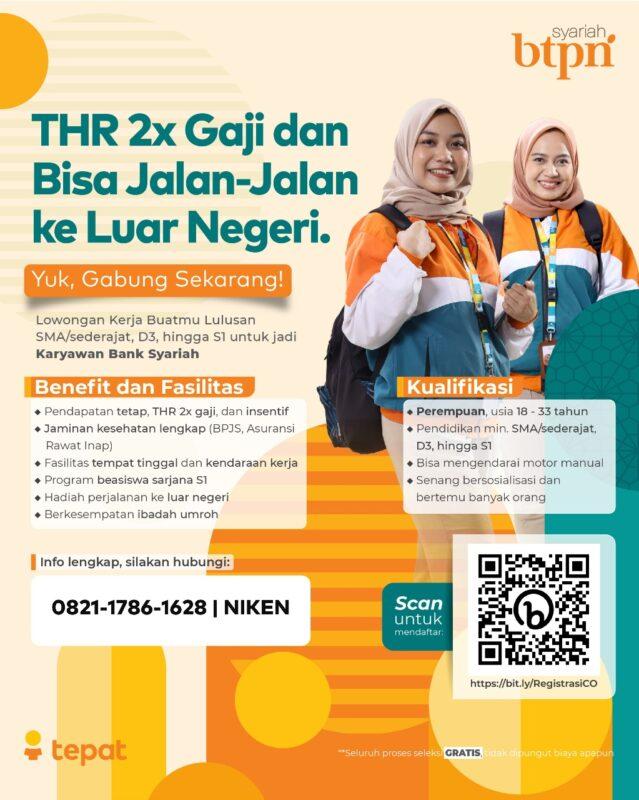Lowongan Kerja Community Officer di Bank BTPN Syariah - LokerBandung.id