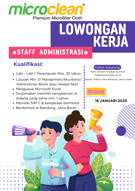 Lowongan Kerja Staff Administrasi di PT. Artha Asia Prima - LokerBandung.id