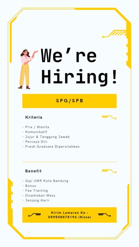 Lowongan Kerja SPG/SPB di PT. Indo Junior Group - LokerBandung.id