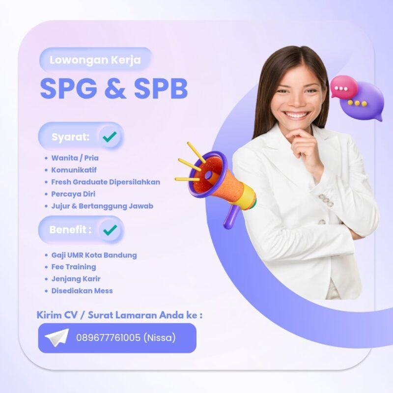 Lowongan Kerja SPG & SPB di PT. Indo Junior Group - LokerBandung.id