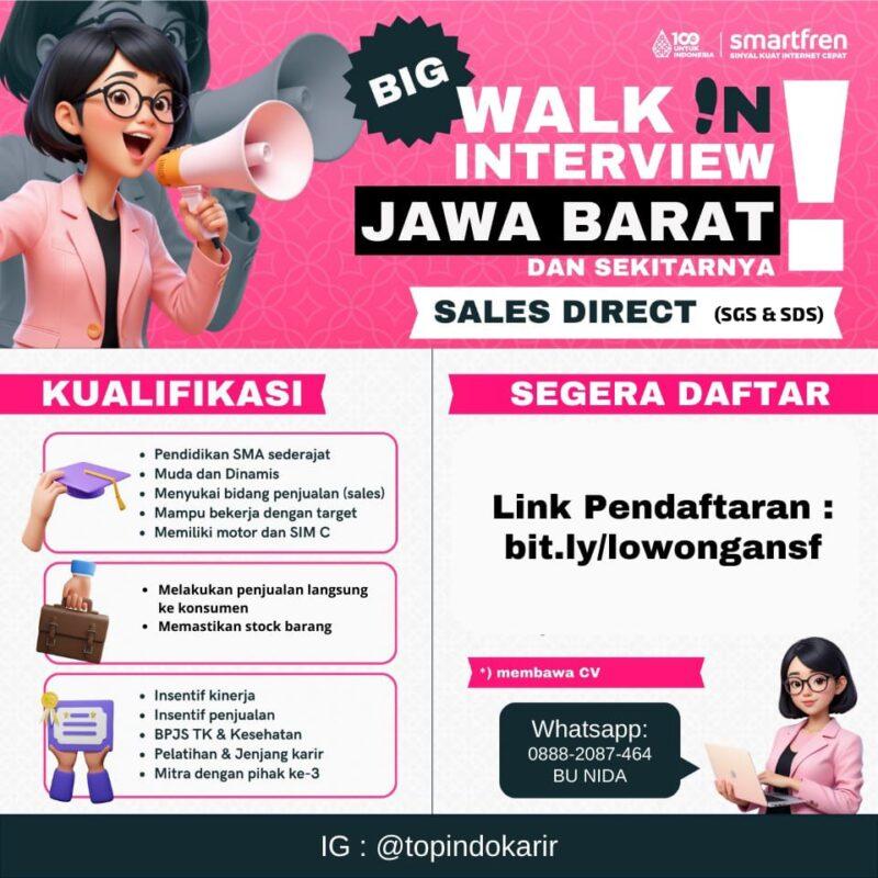 Lowongan Kerja Sales Direct (SGS & SDS) di PT. Tri Orion Prospekindo - LokerBandung.id