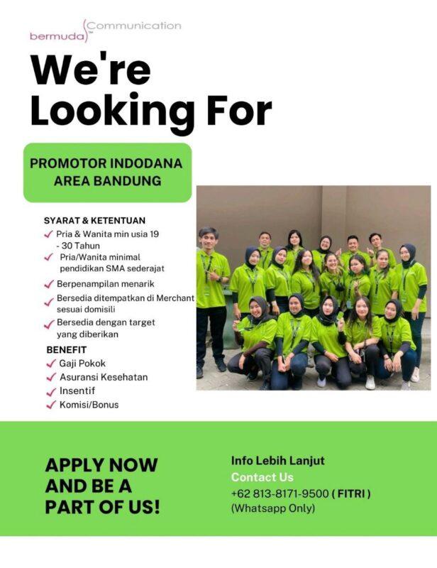 Lowongan Kerja Sales Promotor Indodana di PT. Bermuda Communication - LokerBandung.id
