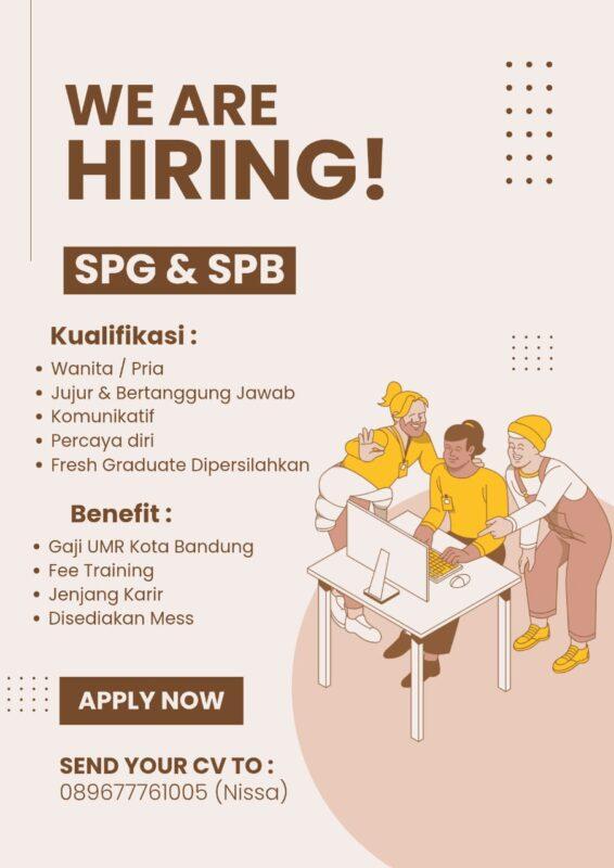 Lowongan Kerja SPG & SPB di PT. Indo Junior Group - LokerBandung.id