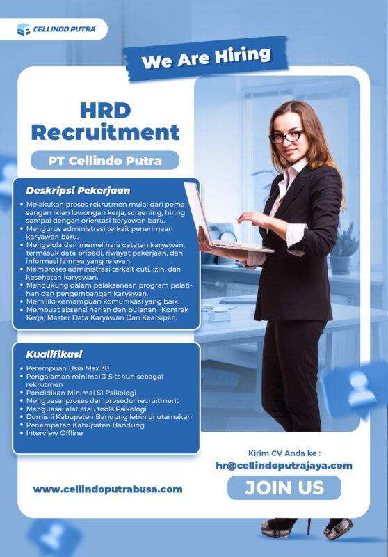 Lowongan Kerja HRD Rekrutmen di PT. Cellindo Putra Jaya - LokerBandung.id