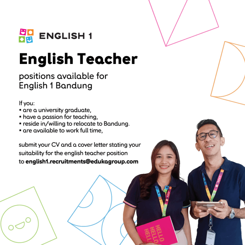 Lowongan Kerja English Teacher di English 1 Eduka Group (Formerly EF English First ...
