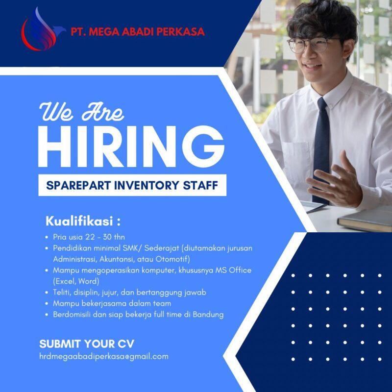 Lowongan Kerja Sparepart Inventory Staff di PT. Mega Abadi Perkasa ...