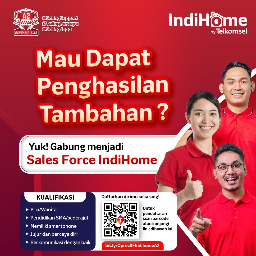 Lowongan Kerja Sales Force IndiHome di IndiHome (Telkomsel ...