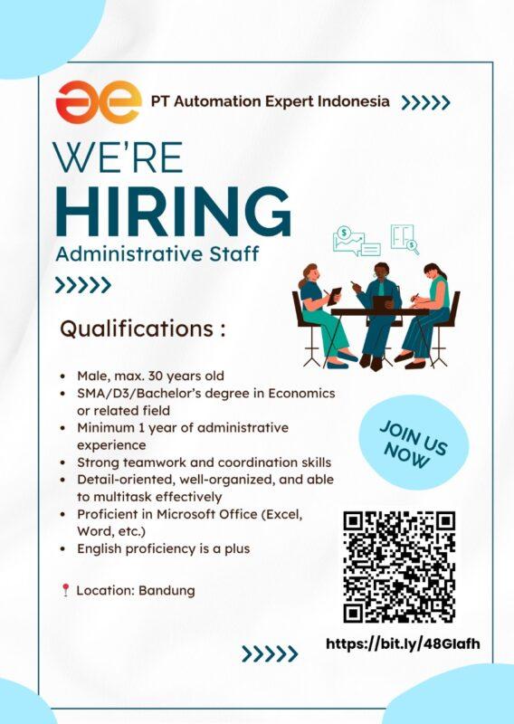 Lowongan Kerja Administrative Staff di PT. Automation Expert Indonesia ...