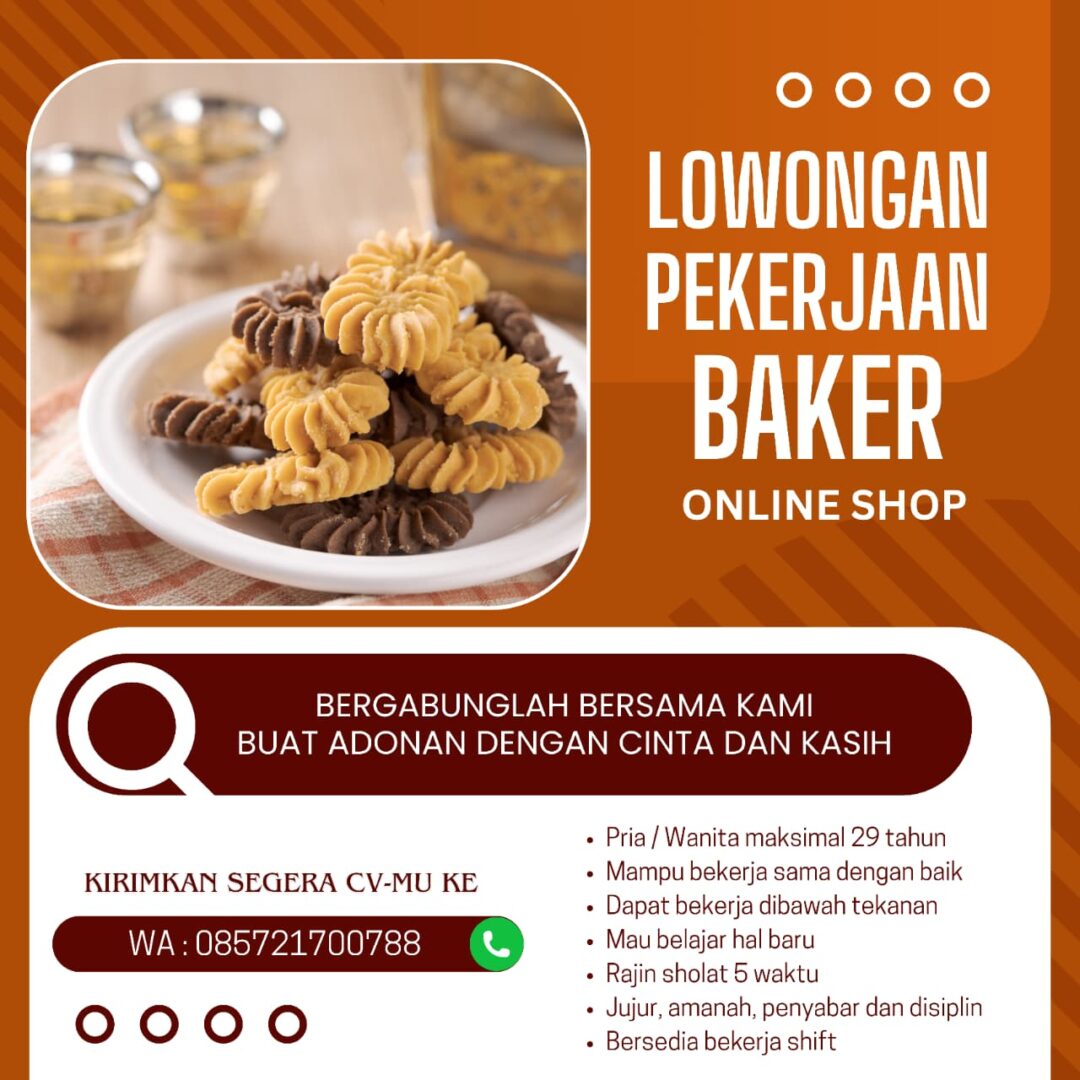 Lowongan Kerja Baker di Onna Kitchen - LokerBandung.id
