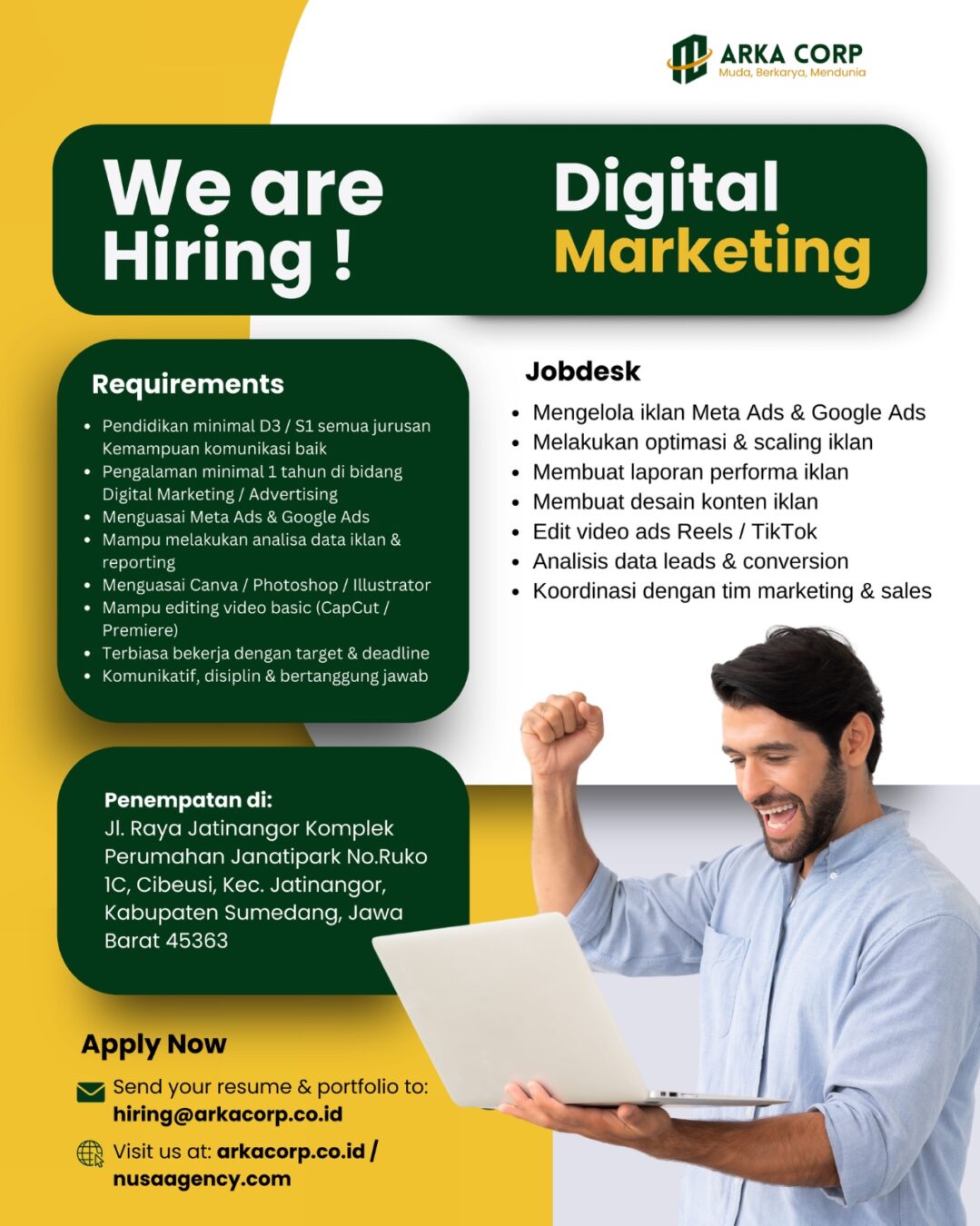 Lowongan Kerja Digital Marketing di PT. Arka Mega Nusantara ...