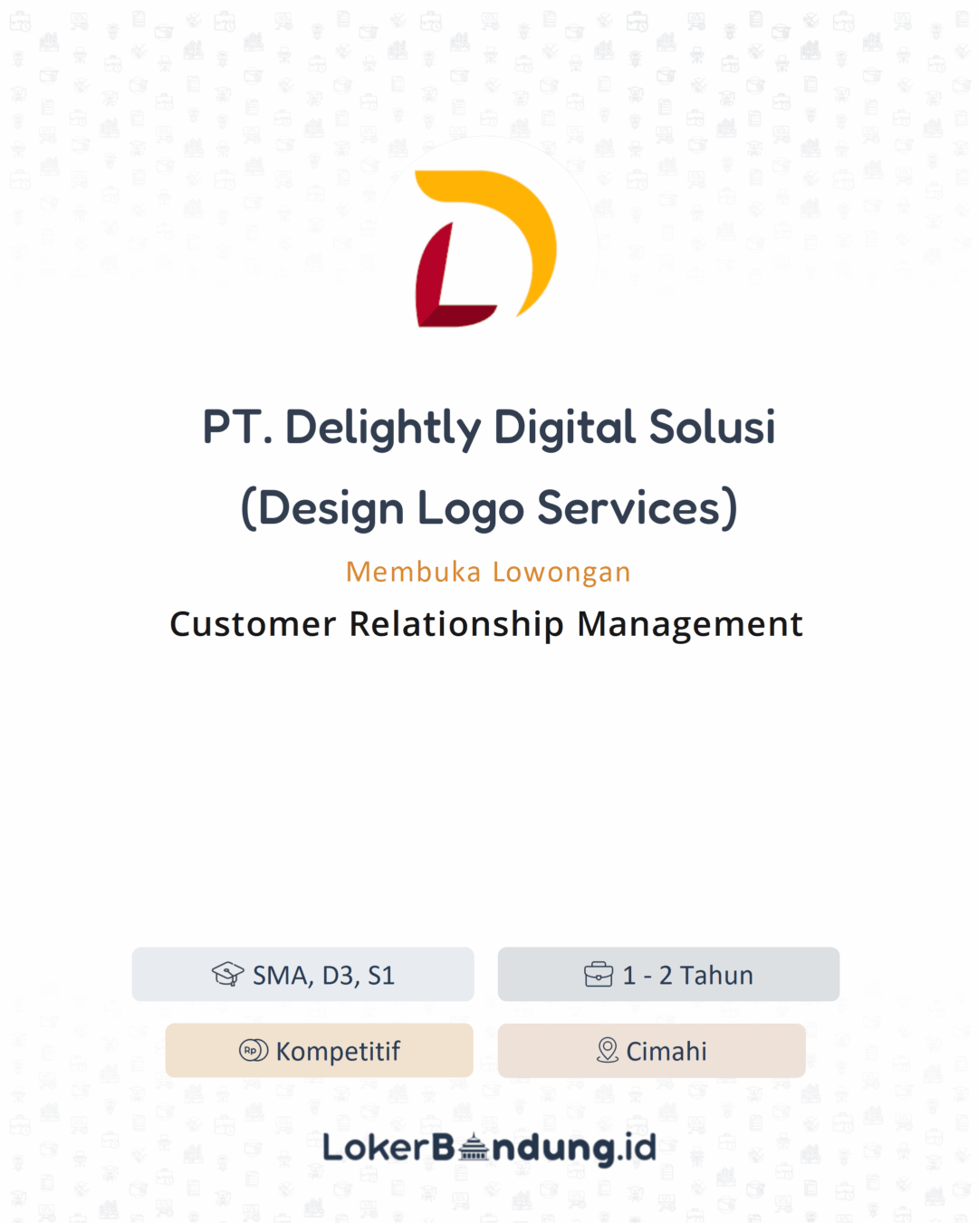 Lowongan Kerja Customer Relationship Management di PT. Delightly ...
