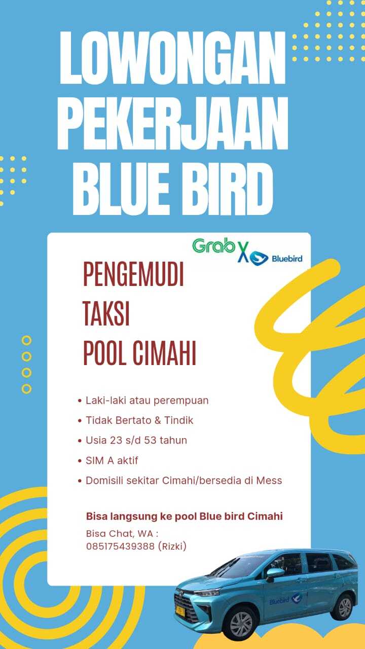 Lowongan Kerja Driver di Taksi Blue Bird Group Pool Cimahi ...